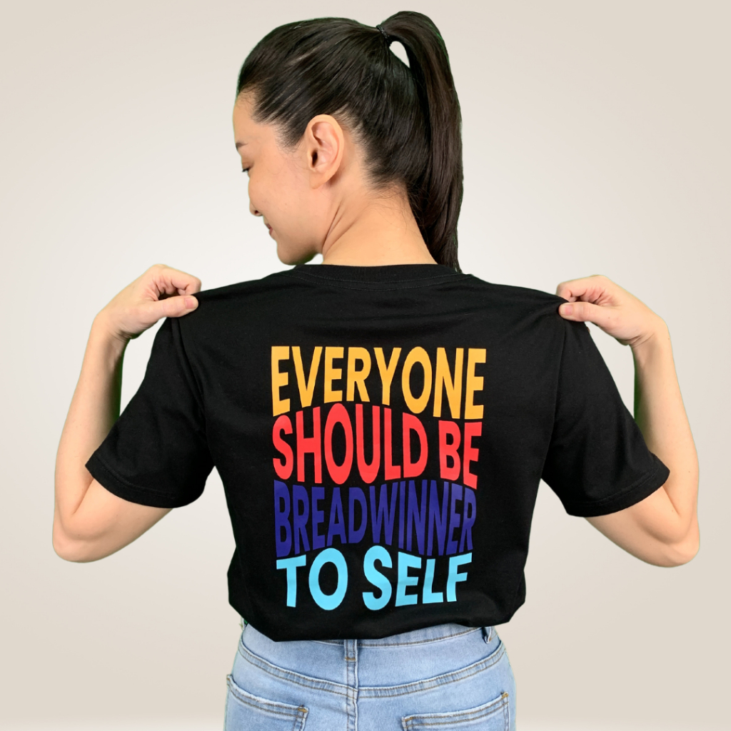 RM T-SHIRT 05 BREADWINNER TO SELF | Shopee Philippines
