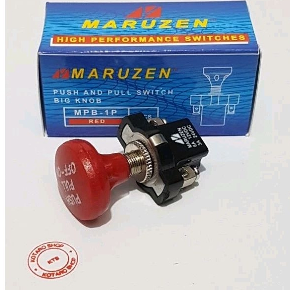 PUSH PULL SWITCH BIG KNOB (MPB-1P) | Shopee Philippines
