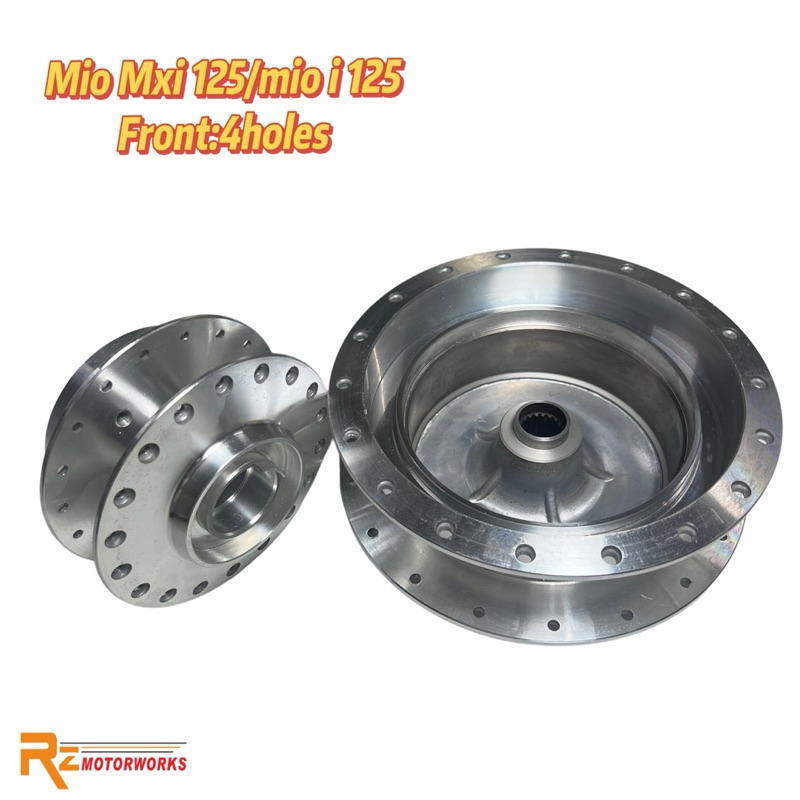 mio mxi 125,mio i 125,4holes Hub front/rear Chrome one pair | Shopee ...