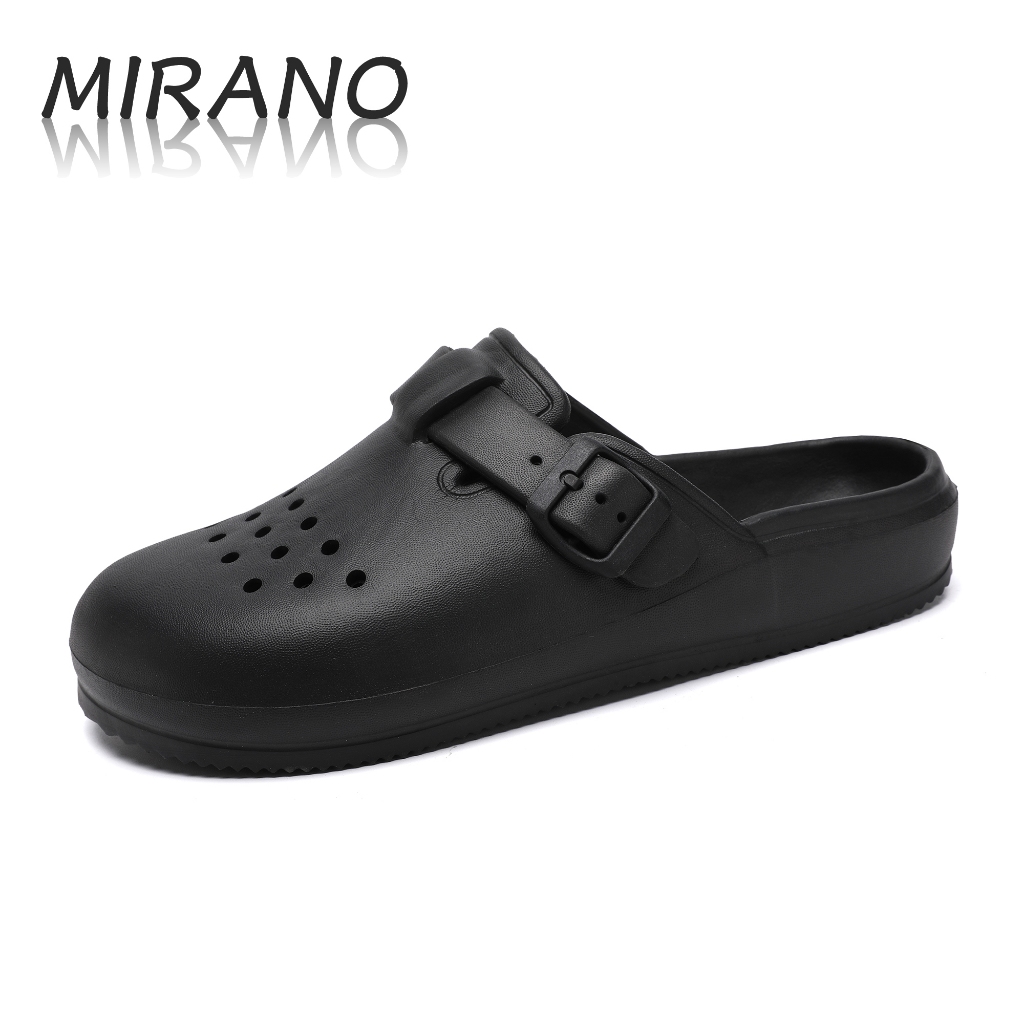 Korean new birken soft rubber flat sandals for men Mirano Slippers ...