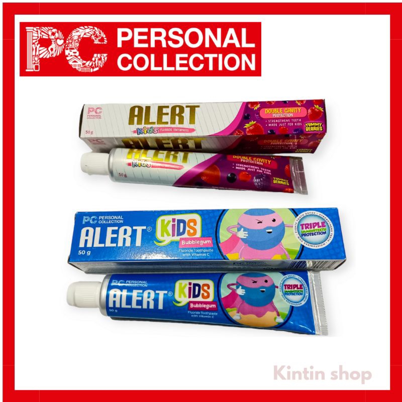 Personal Collection, Alert Flouride toothpaste for kids, 50g | Shopee ...