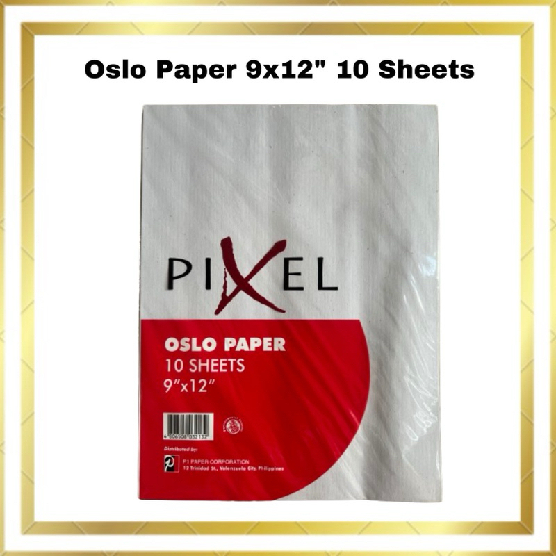 Oslo Paper 9x12 10sheets per pack | Shopee Philippines