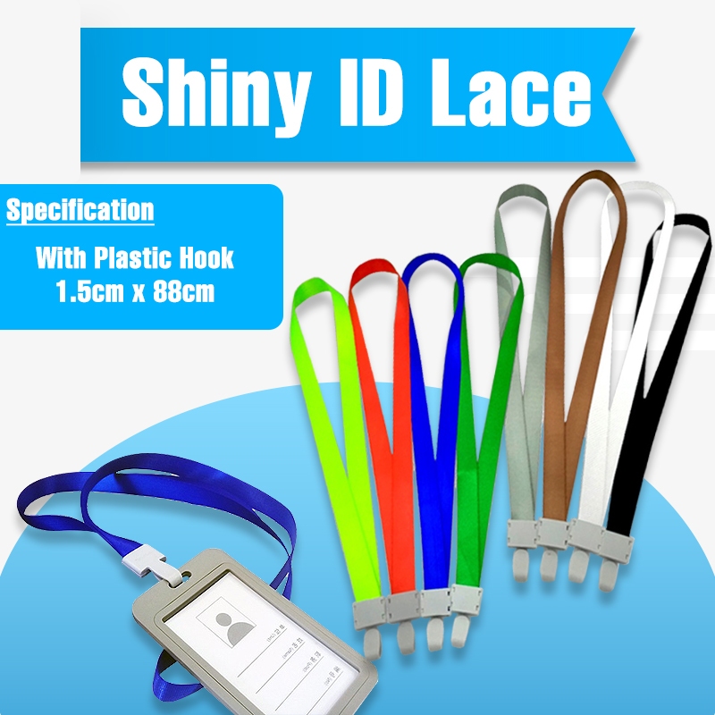 1.5cm Shiny Id Lace with Plastic Hook (5pcs) | Shopee Philippines