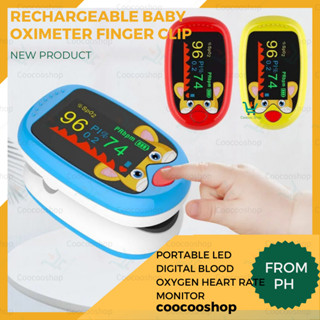 Rechargeable Baby Oximeter Finger Clip Pulse Portable LED Digital Blood ...