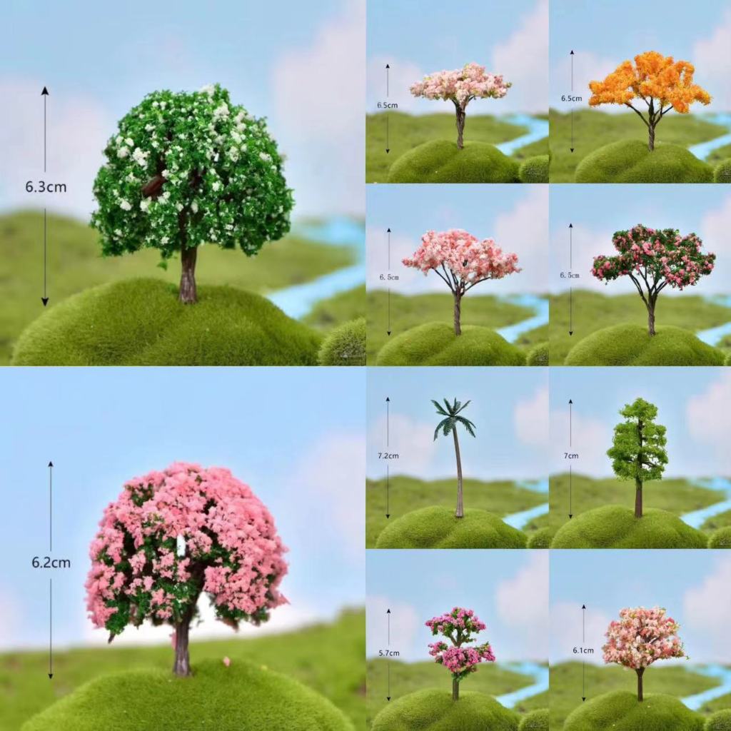 FG-24-33 Micro Landscape Simulation Tree Flower Landscape Decoration ...