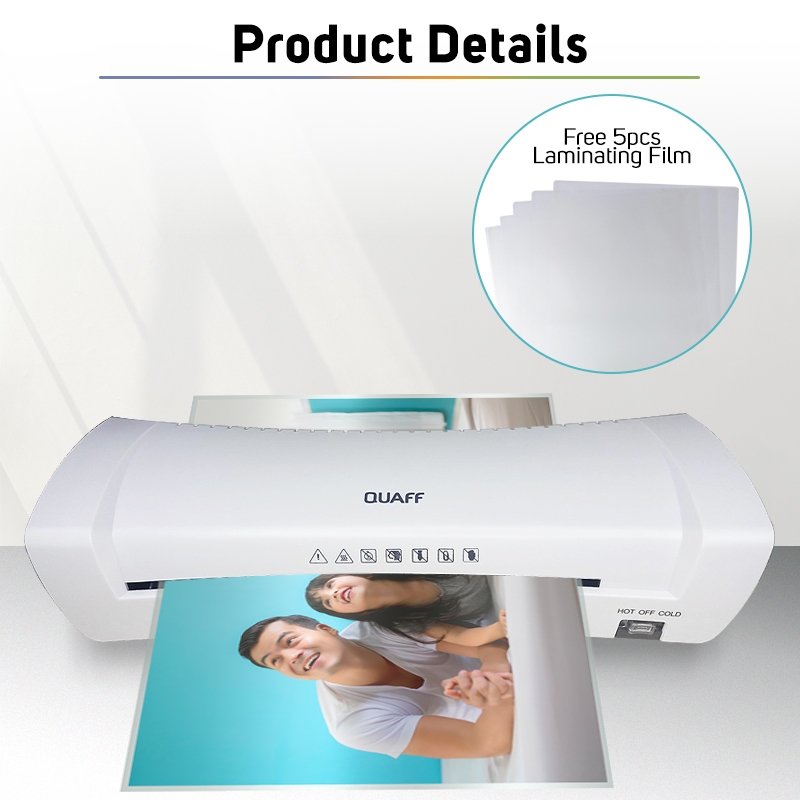 Promo Package QUAFF SL200 Laminator A4 Hot and Cold Laminating Machine ...