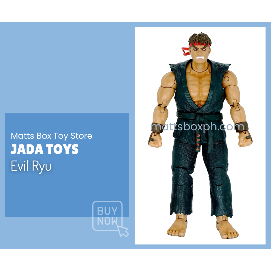 [1223] JADA 6" Street Fighter Evil Ryu Deluxe (Next Level) | Shopee ...