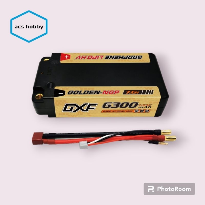 DXF Power 2S 6300mAh 140C Shorty High Performance LiHV RC Lipo Battery ...