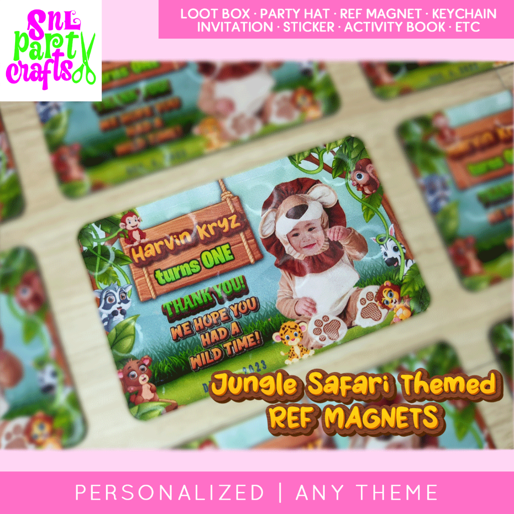 Safari Ref Magnet Customized Jungle Safari Animals Magnet Fridge ...