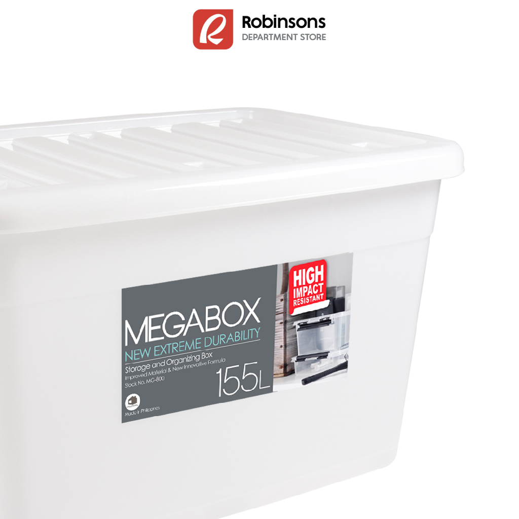 Megabox 155L Storage Box (Clear) | Shopee Philippines