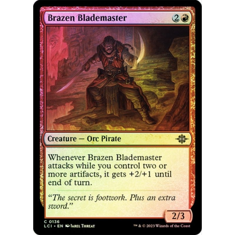 Brazen Blademaster - LCI - Common - MTG Cards (WotC) | Shopee Philippines