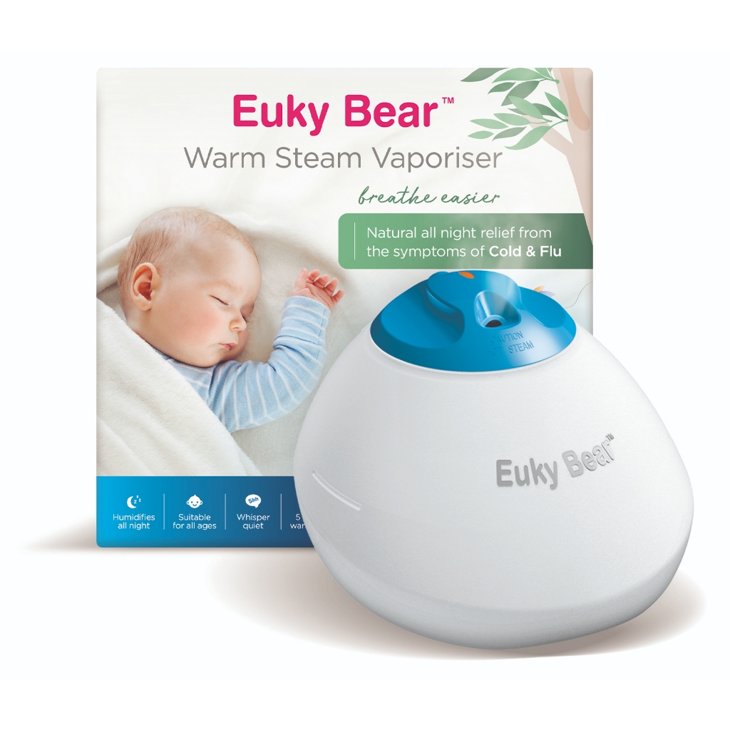 Euky Bear Steam Vaporiser Bundle (includes 100ml Sniffly Nose Inhalant ...