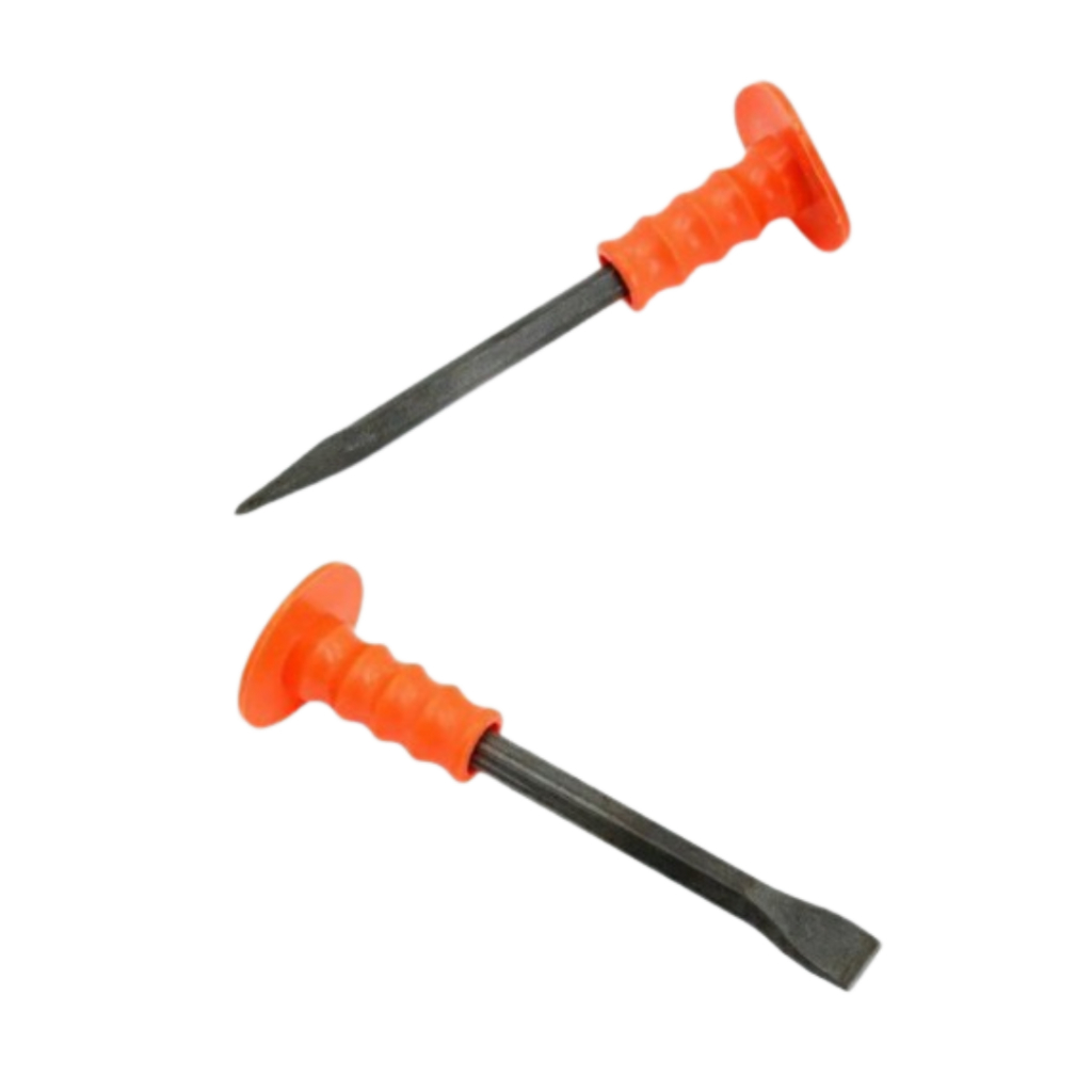 Rubber Masonry Concrete Chisel orange Holder Pointed /Flat Chisel ...