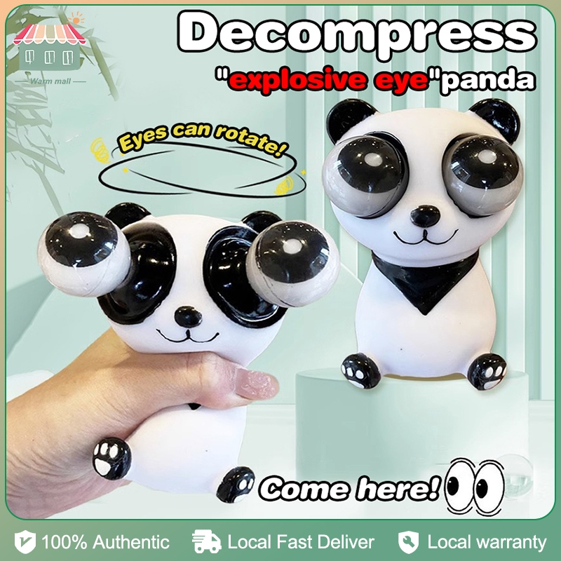 Funny Explosive Panda Stress Relief Toy to Decompress and Pinch to Vent ...