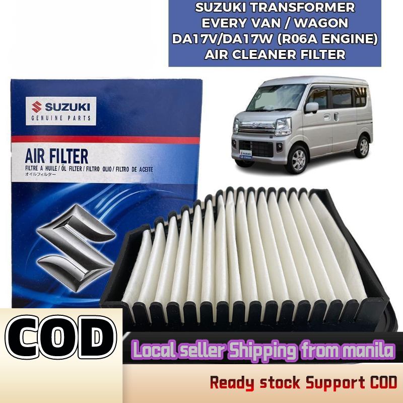 Suzuki Transformer DA17V/DA17W (R06A Engine) Air Filter Air Cleaner Filter DA17 | Shopee Philippines