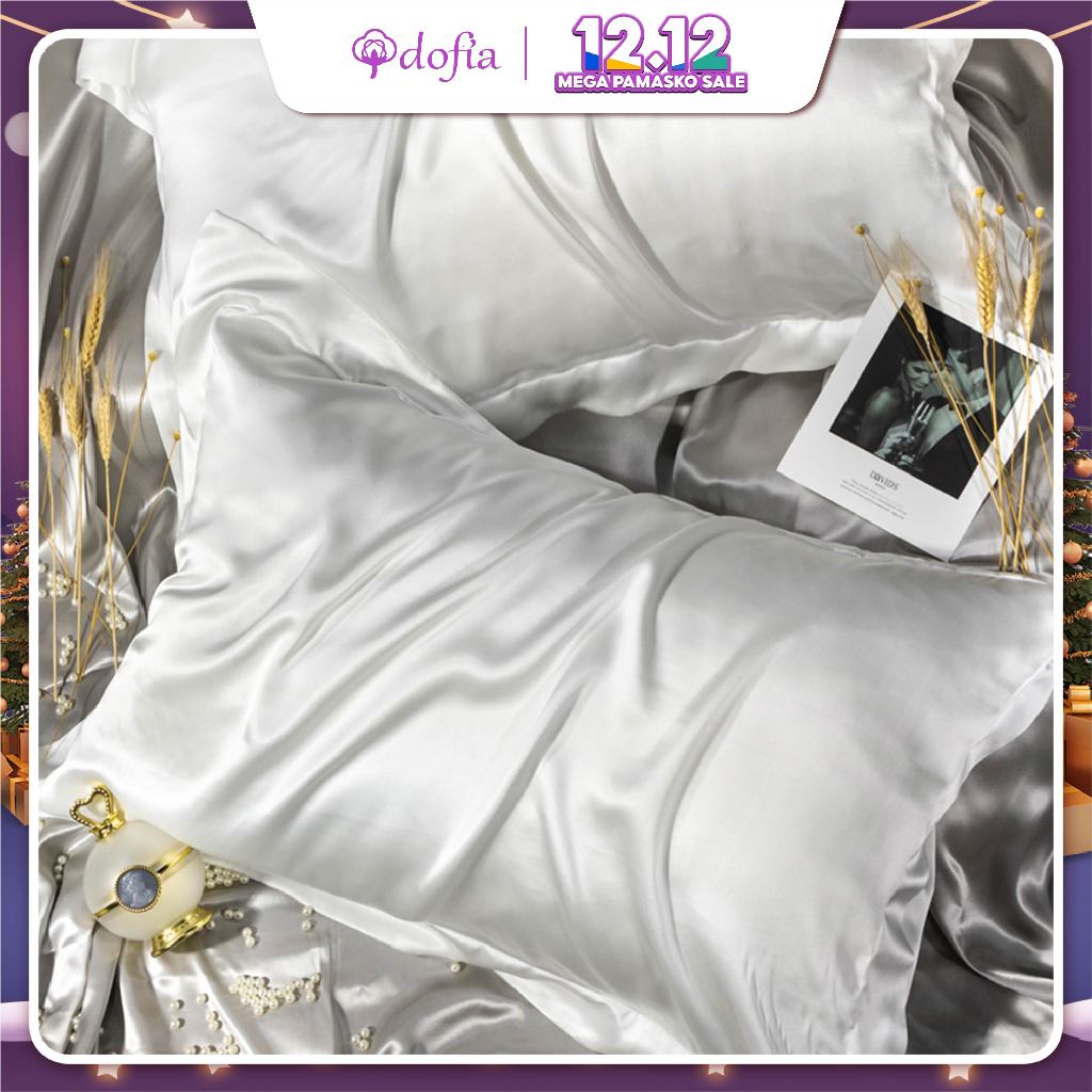 Dofia Comfortable and Skin-Friendly Silk Pillowcase 48*74cm 1Piece ...
