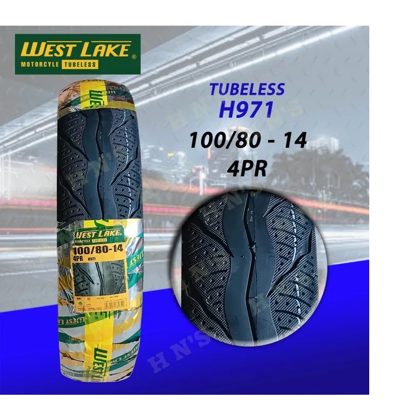 WESTLAKE Tire RIM 14 Tubeless Tires H909 H971 H968 With FREE Sealant ...