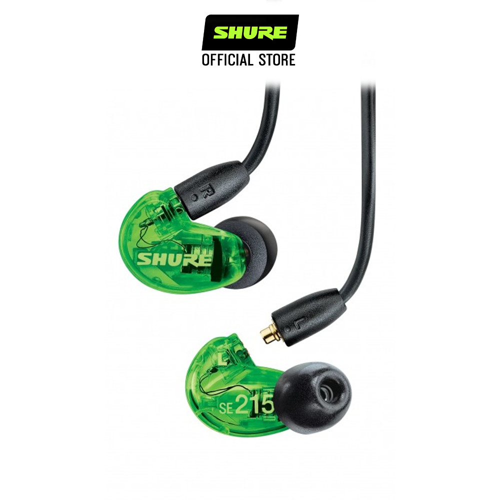 Shure SE215SPE-GN Pro Limited Edition Sound-Isolating Earphones (GREEN ...
