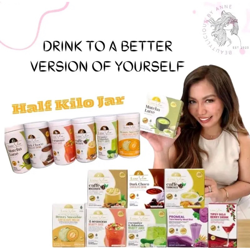 Luxe Slim Drinks Juices And Coffee In A Jar And Box Shopee Philippines