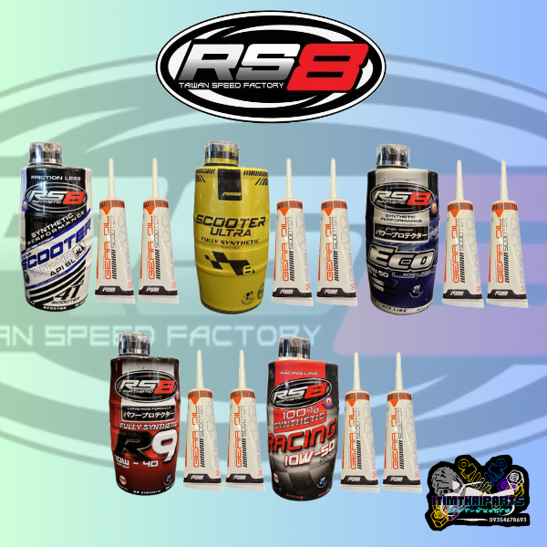 ItimThaiParts - RS8 CHANGE OIL SET (1 PC RS8 OIL 1 LITER AND 2PCS RS8 ...