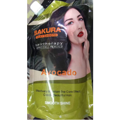 SAKURA HAIR MASK AMINO AVOCADO 1L | Shopee Philippines