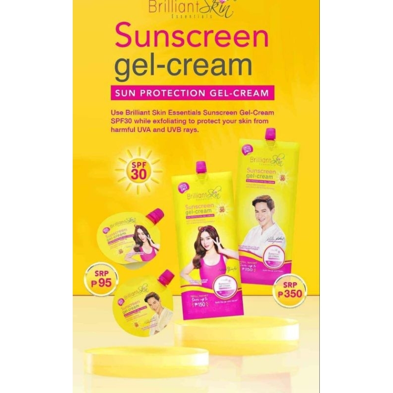 ORIGINAL‼BRILLIANT SUNBLOCK CREAM GEL CLASSIC, LIGHT PINK, PERFECT ...