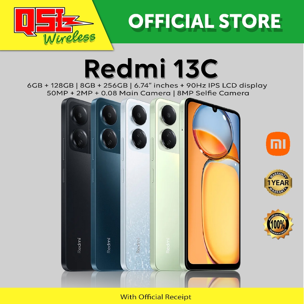 Redmi 13C, 6GB+128GB | 8GB+256GB | Shopee Philippines