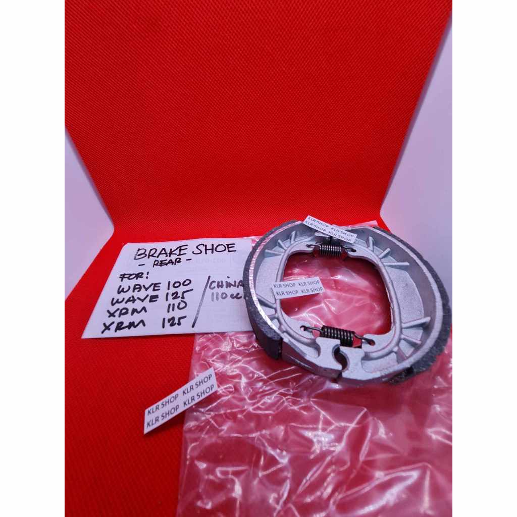 BRAKE SHOE WAVE 125/100 XRM125/110 /TMX125/ CHINA MOTOR | Shopee ...
