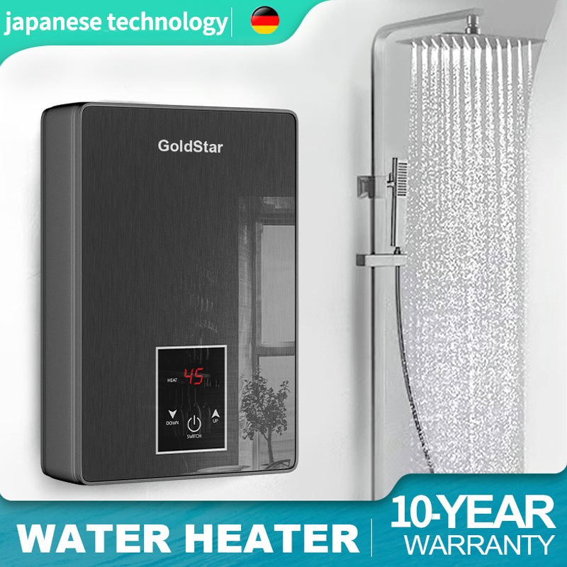 6000W Electric water heater Instant Heating for Home One-button Startup ...