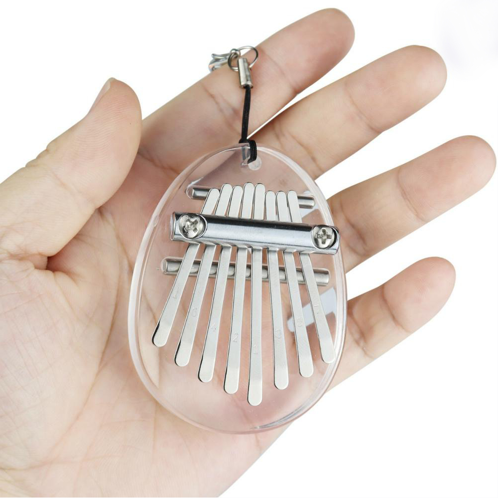 RIXTON 17 Key Basic Kalimba Thumb Piano Acoustic Mahogany Wood Finger ...