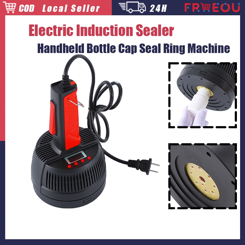 220V Hand-held Plastic Capping Bottle Continuous Sealer Electromagnetic ...