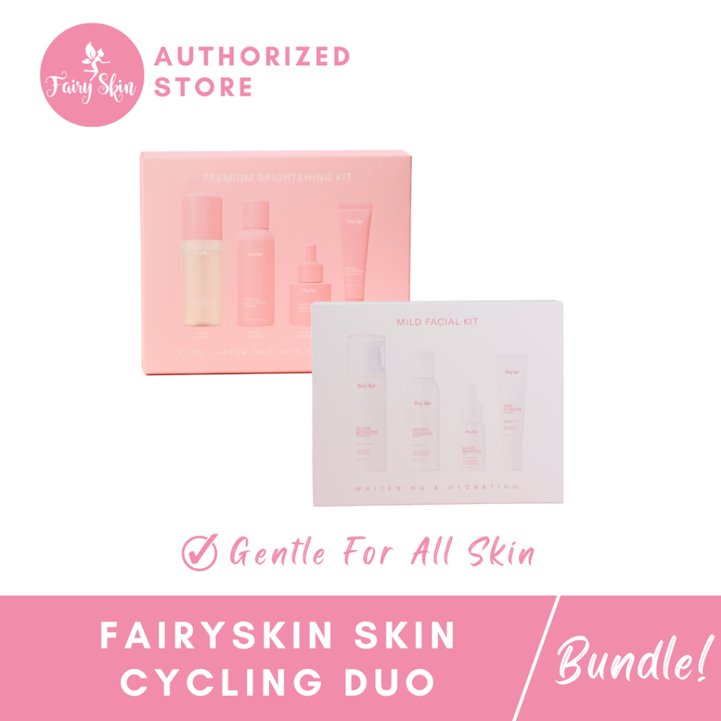 Fairyskin Skin Cycling Duo (Premium Kit and Mild Facial Kit) | Shopee ...