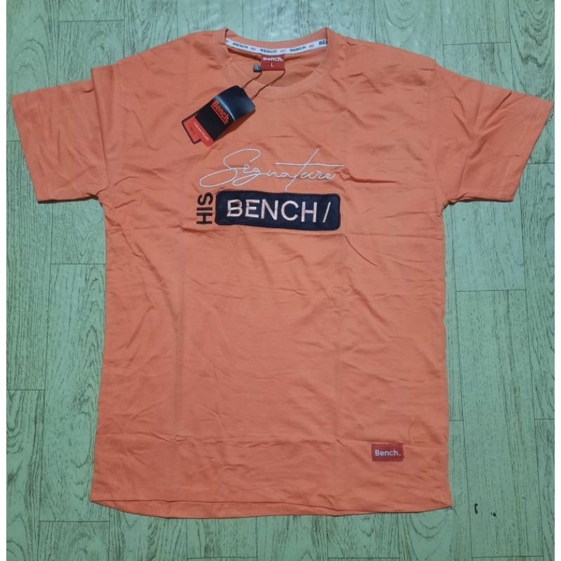 BENCH Men's Tshirt Branded Overrun ( Embroid Print ) | Shopee Philippines