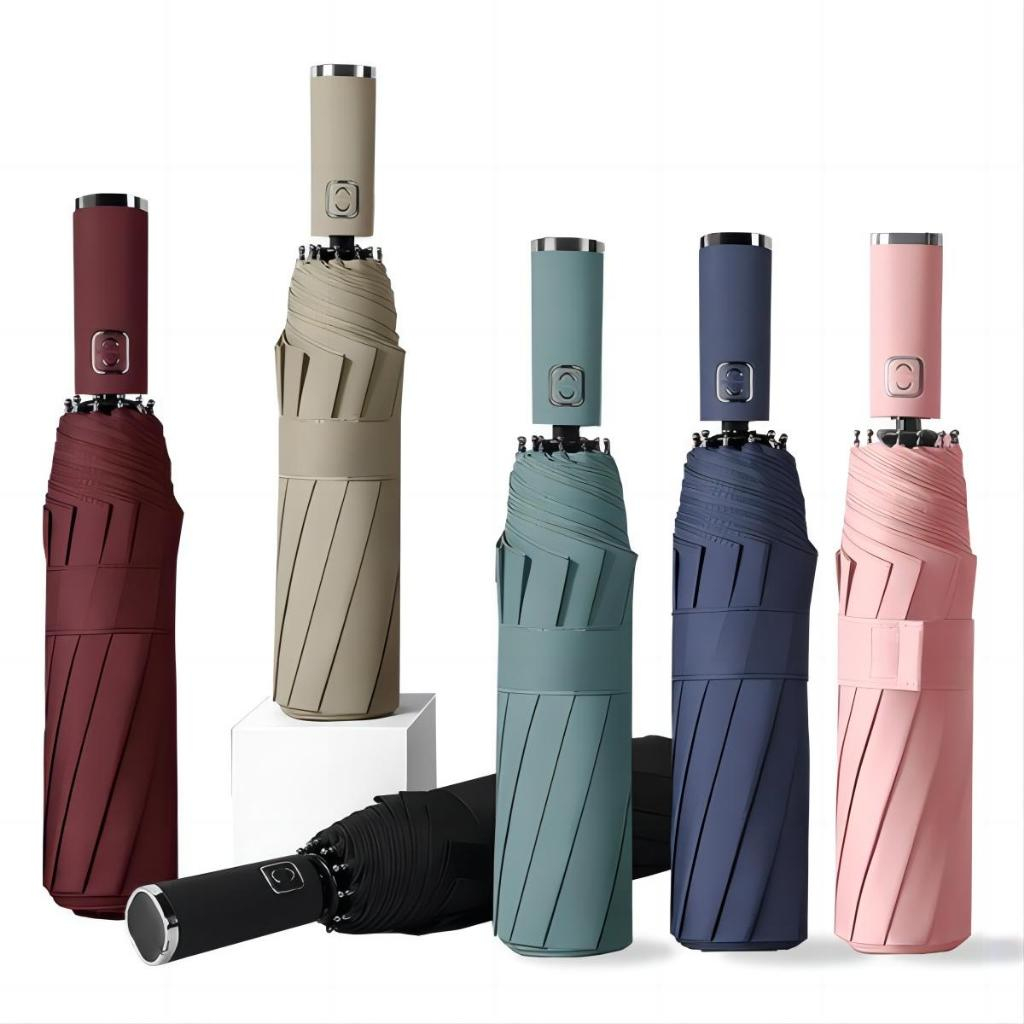 Korean Candy Color UV UPF 50+ Automatic Weather Umbrella 10 RIBS ...