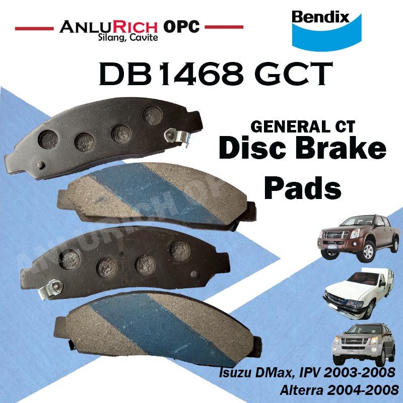 Isuzu DMAX Brake Pad 2002-2008 Model/D-MAX/Brake Disc/Pads/Front/Pad ...