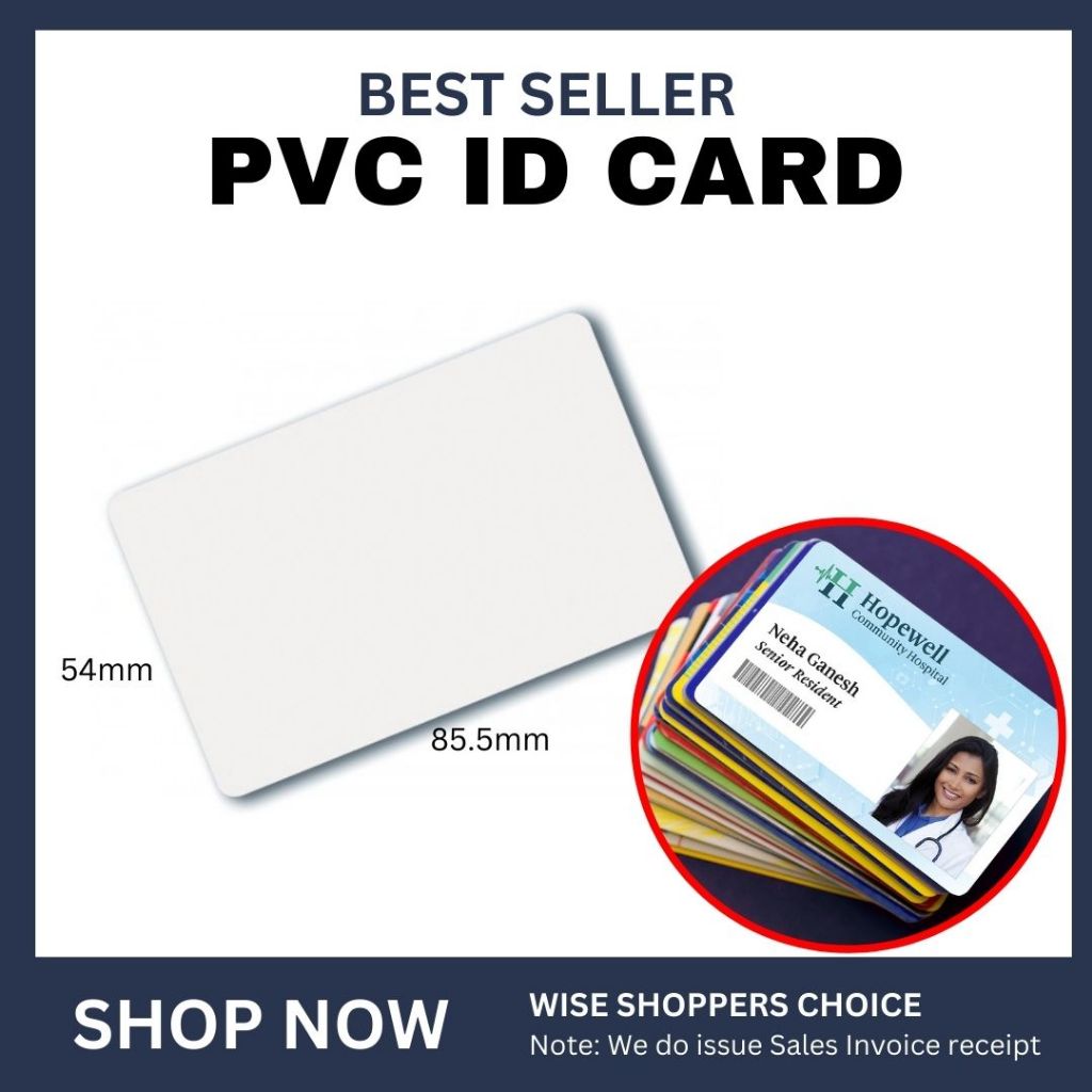 250pcs Standard PVC Blank Cards, Glossy PVC Card, RFID PVC Cards ...