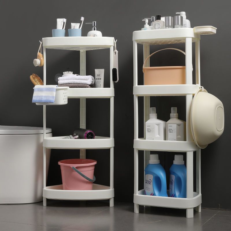 FAMILIFE 3/4 Tier Nordic Multi-Functional Storage Rack Triangular ...