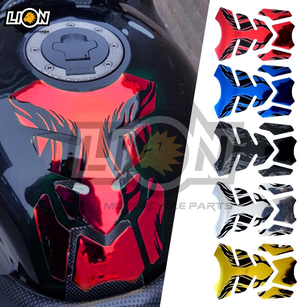 LION Motorcycle Gas Tank Sticker Cover Motorcycle Pad Protector Sticker ...