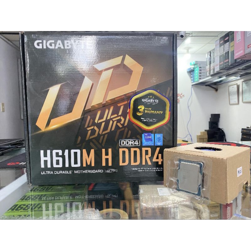 INTEL BUNDLE CORE i5 12400 12TH GEN | GIGABYTE H610M | Shopee Philippines