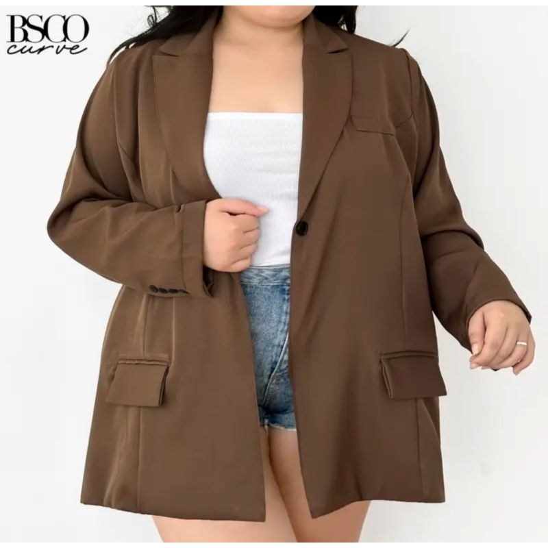 ONHAND BSCO CURVE PLUS SIZE XL-6XL STELLA BLAZER WITH INNER LINING ...