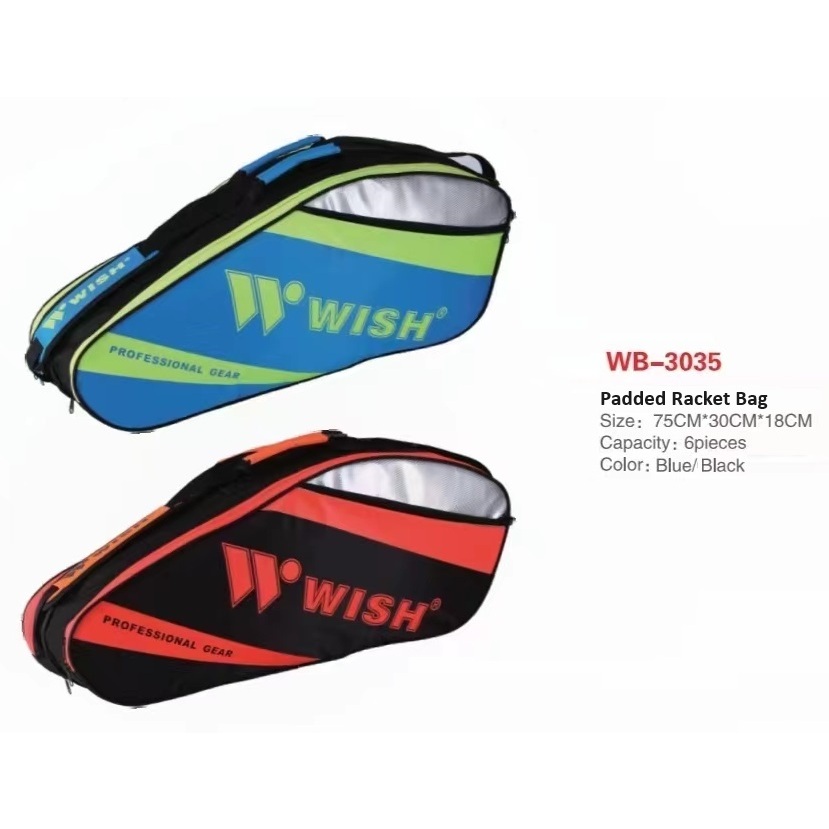 WB-3035 WISH PADDED BADMENTON RACKET BAG | Shopee Philippines