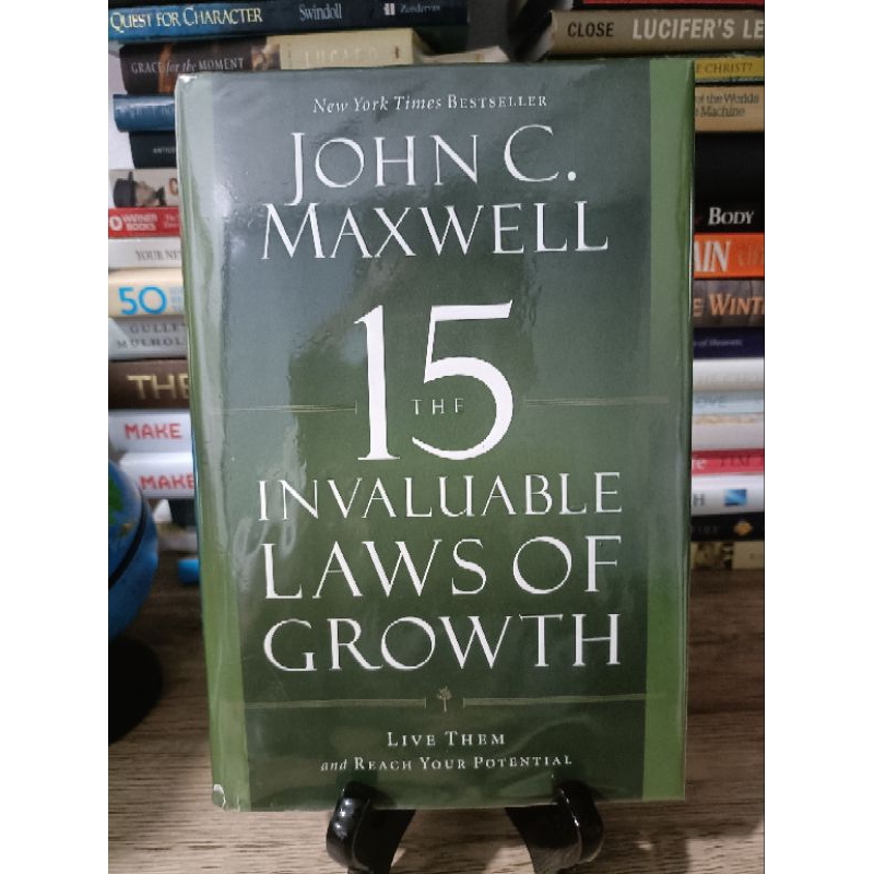 THE 15 INVALUABLE LAWS OF GROWTH by JOHN C. MAXWELL (hardcover ...