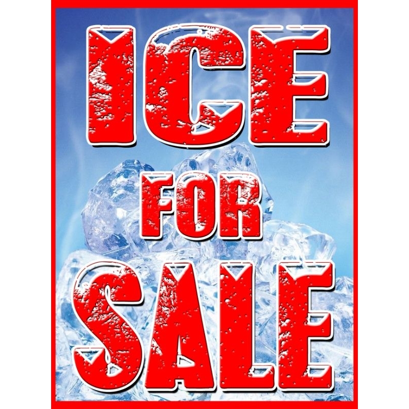 Ice for Sale Tarpaulin 4 colors | Shopee Philippines