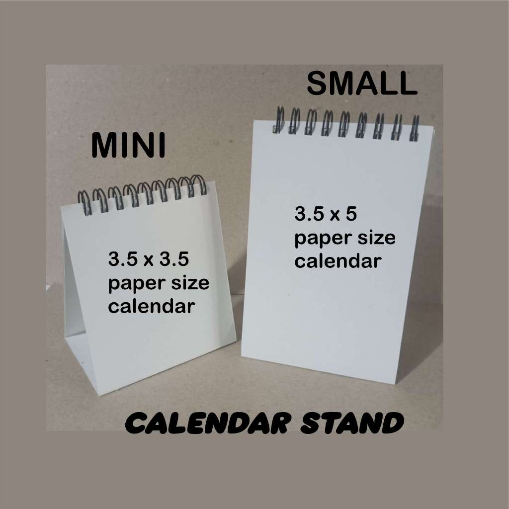 MINI AND SMALL SIZE CALENDAR STAND | Shopee Philippines