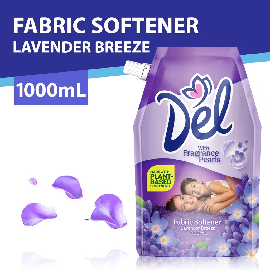 Del Lavender Breeze Fabric Softener (1000 mL SUP) | Shopee Philippines