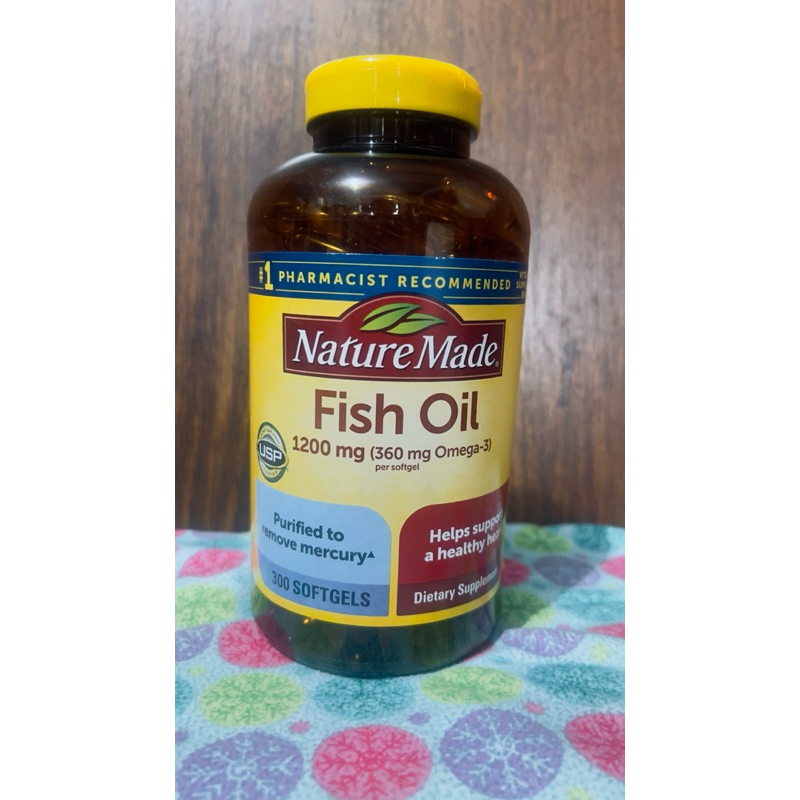 Nature Made Fish Oil 1200 mg (360 mg Omega-3) | Shopee Philippines