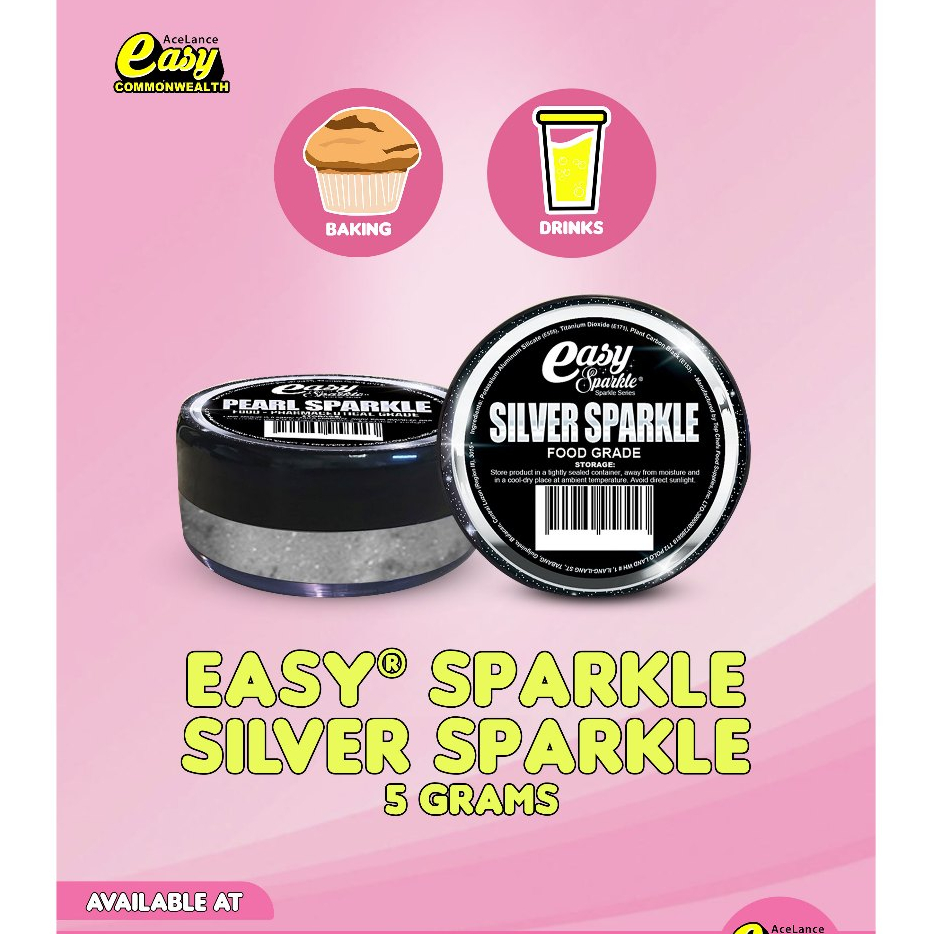 EASY SPARKLE Silver Sparkle 5g | Shopee Philippines