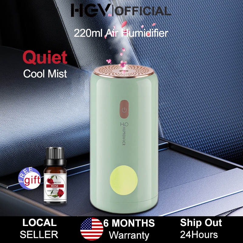 HGV Mini USB Air Humidifier Aromatherapy Diffuser 220ml | Shopee ...