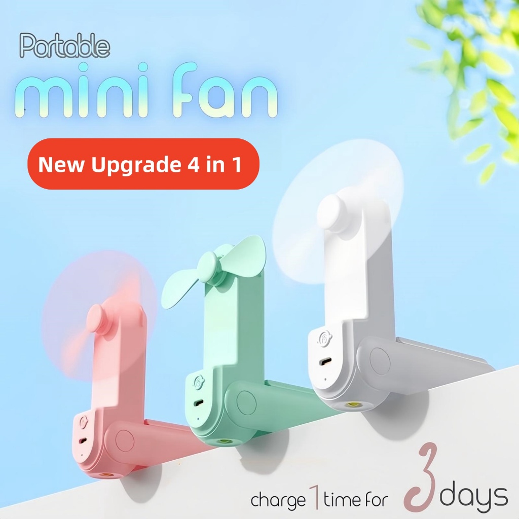 TTSM Rechargeable Mini Fan Portable USB Electric Fan Pocket Cooler Fan ...