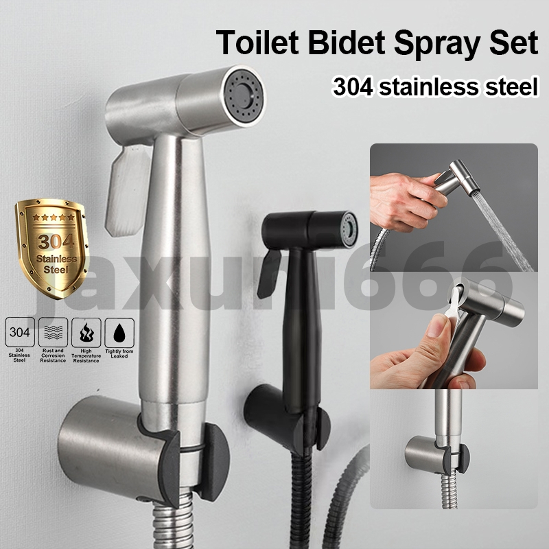 304 Stainless Bidet Spray Shower Toilet Sprayer Flushing Washer ...